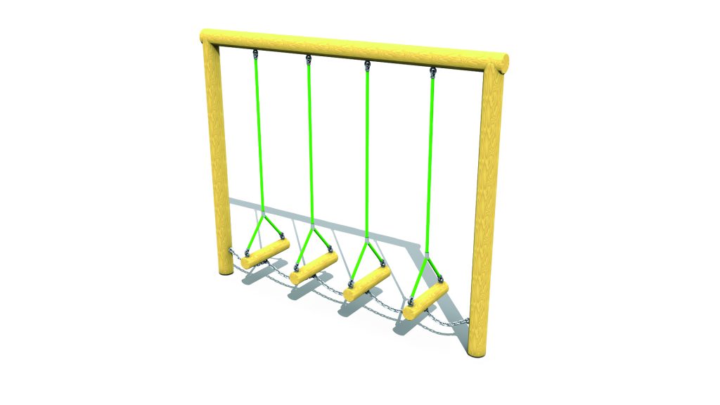 2.5m Hanging Log Crossing - NGF Play