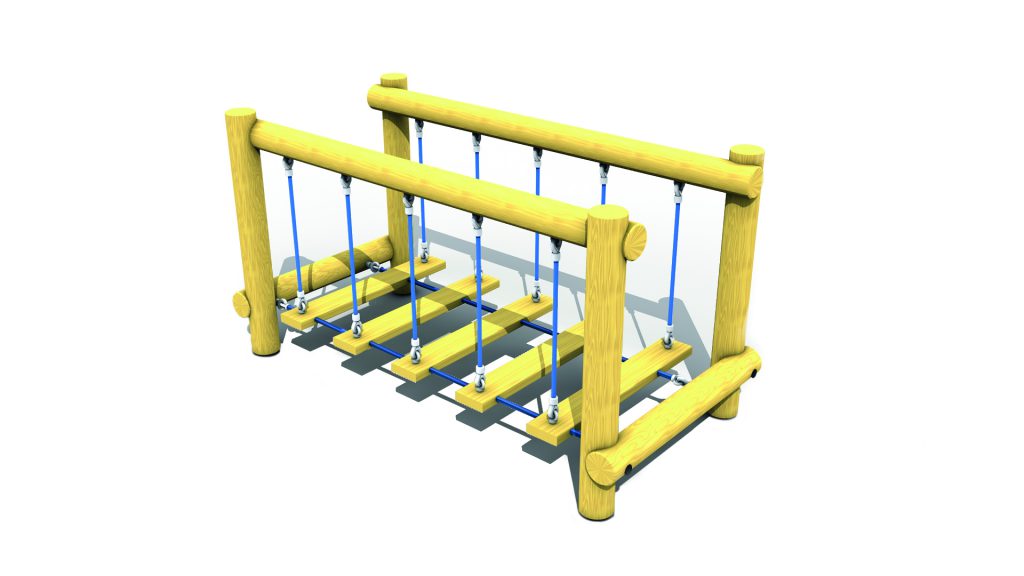 2m Wobbly Log Bridge - NGF Play